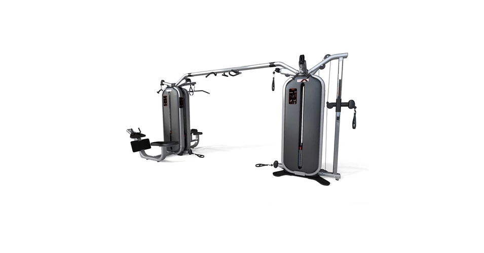 JUNGLE MACHINE + JOINT BAR + 4-STATION MULTI GYM -Panatta Monolith ...